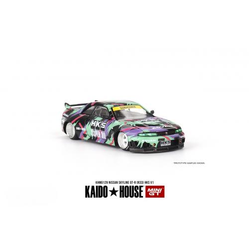 Mini GT 1/64 Nissan Skyline GT-R (R33) HKS Power V1 - DiecastModels