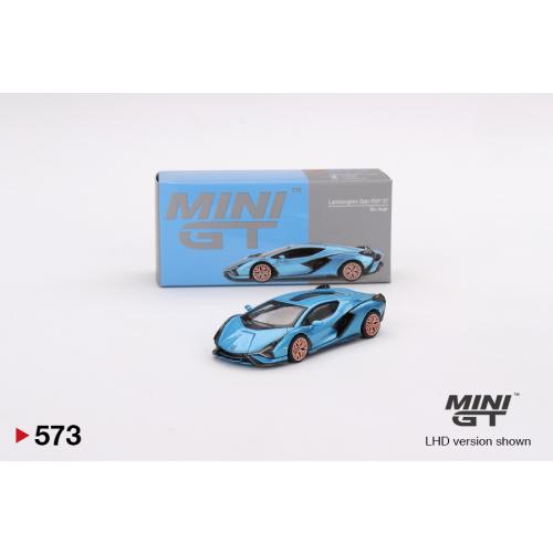 Mini GT 1/64 Lamborghini Sián FKP 37 Blu Aegir - DiecastModels