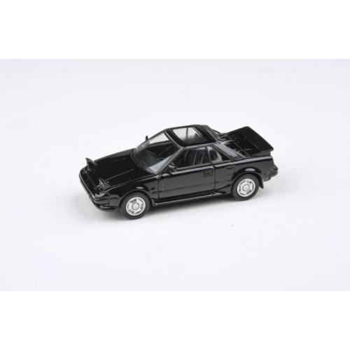 Paragon 1/64 Toyota MR2 Mk1 1985 - Black - DiecastModels