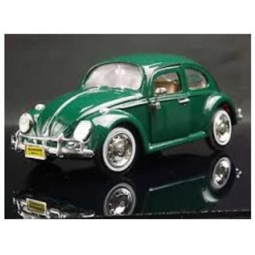 Motormax 1/24 1966 Volkswagen Beetle - Java Green - DiecastModels