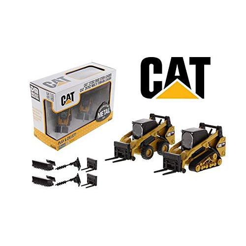 Diecast Masters 1/64 CAT 272D2 & 297D2 with Attachments - DiecastModels