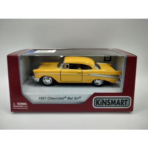 KiNSMART 1/40 Chevrolet Bel Air 1957 Yellow - DiecastModels