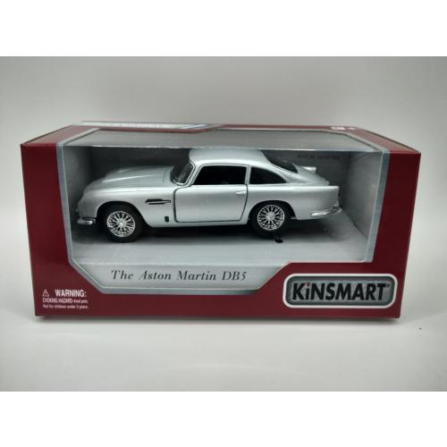 KiNSMART 1/38 Aston Martin DB5 Silver - DiecastModels