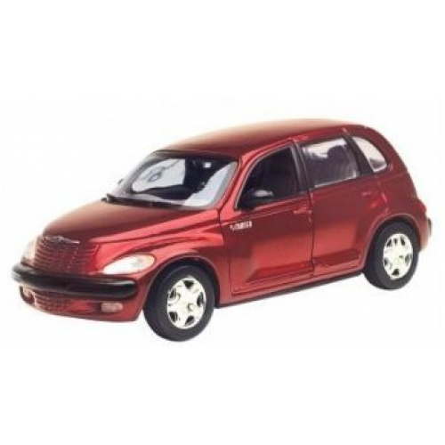 Motormax 1/24 Chrysler PT Cruiser Metallic Red - DiecastModels